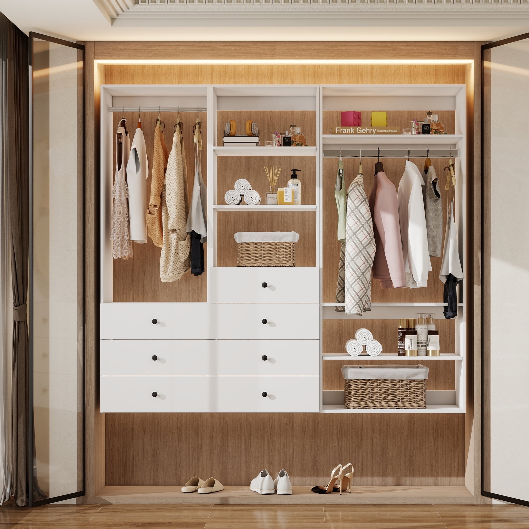 VivaVista Modular Closet Systems with Drawers, Built in Closet ...