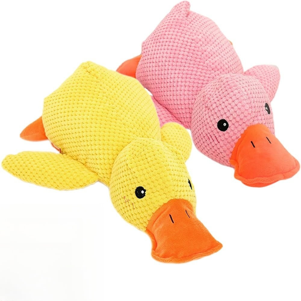 Vivahine Calming Duck Toy, The Mellow Dog Calming Duck Dogs' Emotional Support Duck, Yellow Best ...