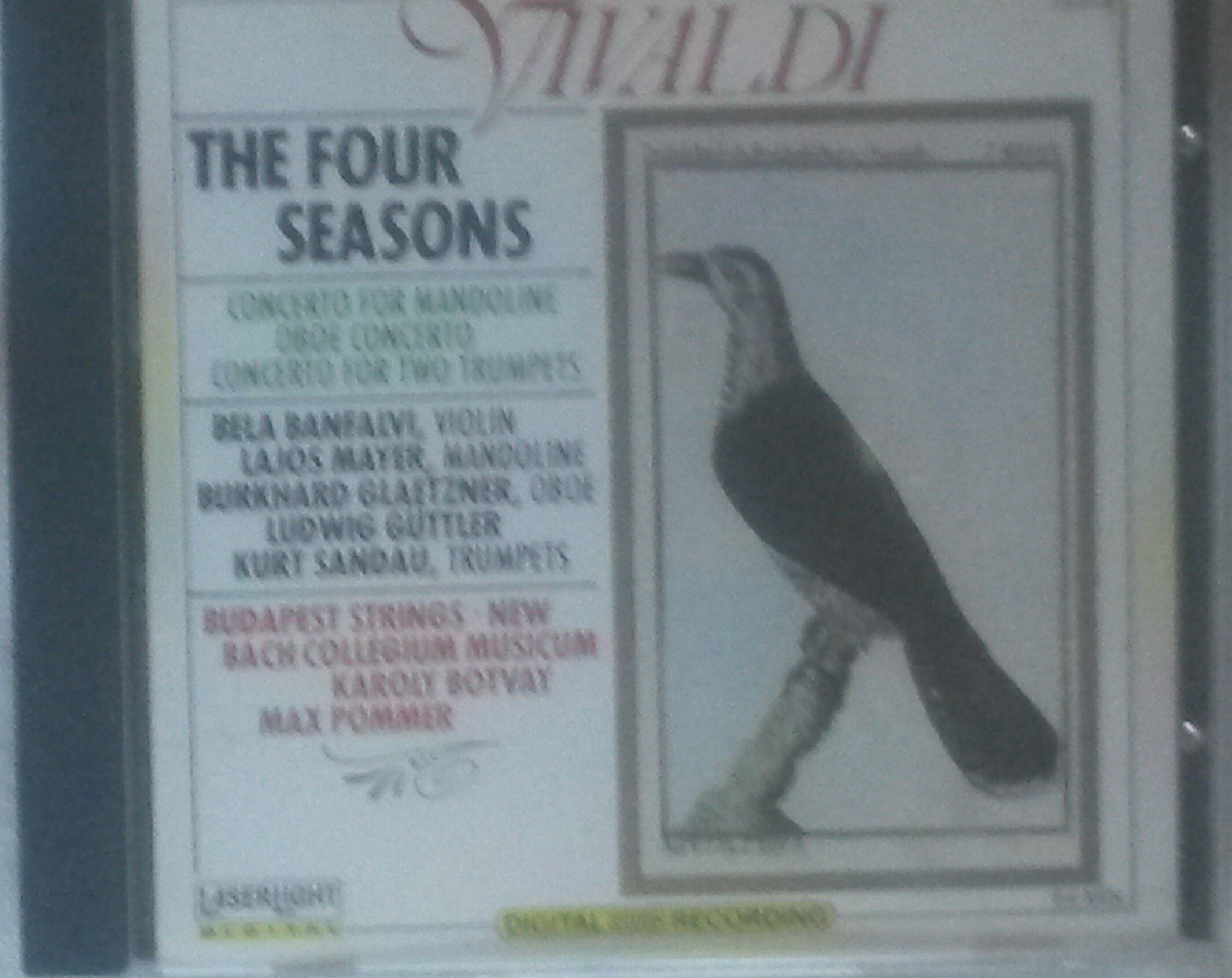 Vivaldi: The Four Seasons; Concertos (CD) by Bela Banfalvi (violin ...