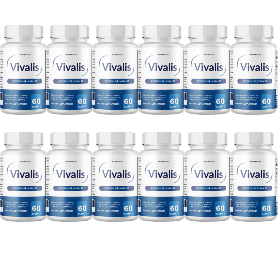 Vivalis Advanced Vitality Support Maximum Strength Formula - 12 Bottles ...