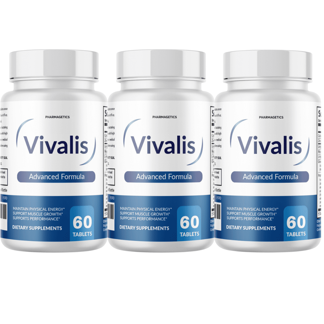 Vivalis Advanced Vitality Support Maximum Strength Formula - 3 Bottles ...