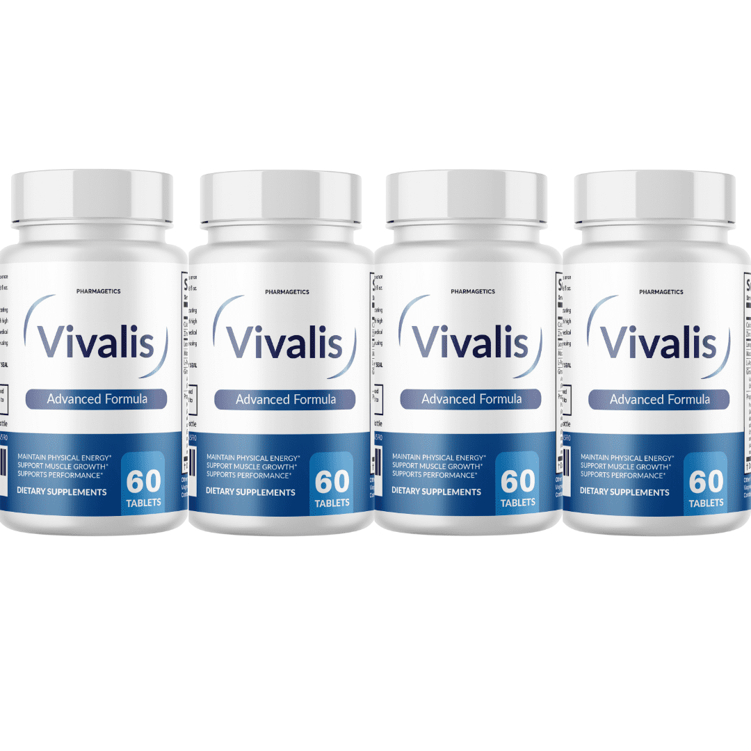 Vivalis Advanced Vitality Support Maximum Strength Formula - 4 Bottles ...