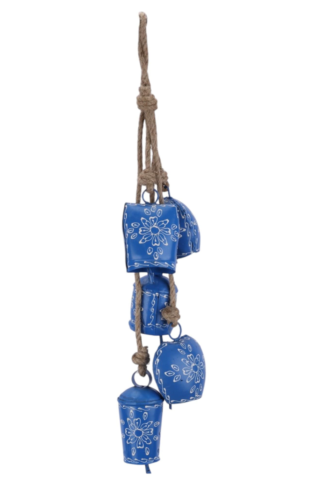 Vivanta Christmas Bell Wind Chime 25” – 5 Pcs Metal Jingle Bells on ...