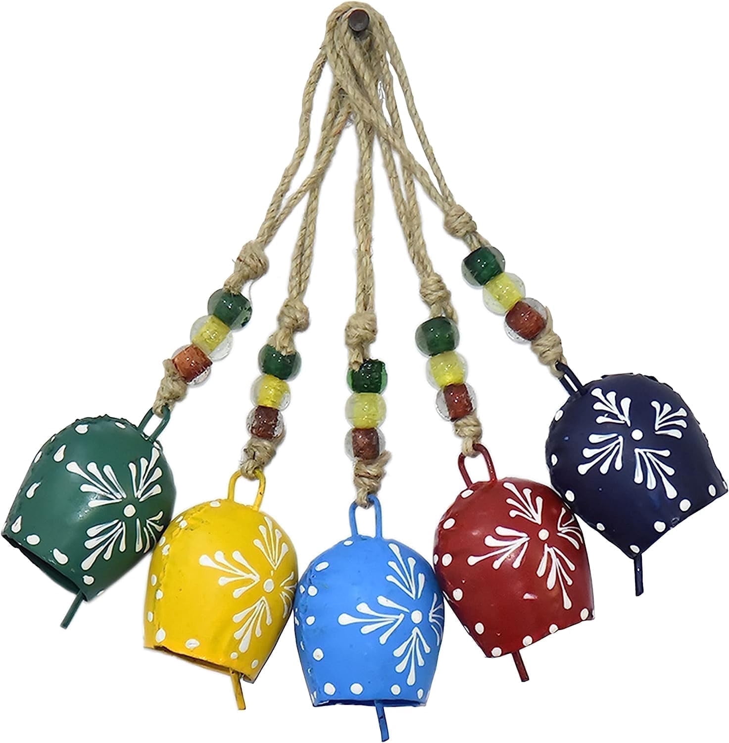 Vivanta Festive Harmony 5 Handcrafted 7cm Painted Bells - Multicolor ...