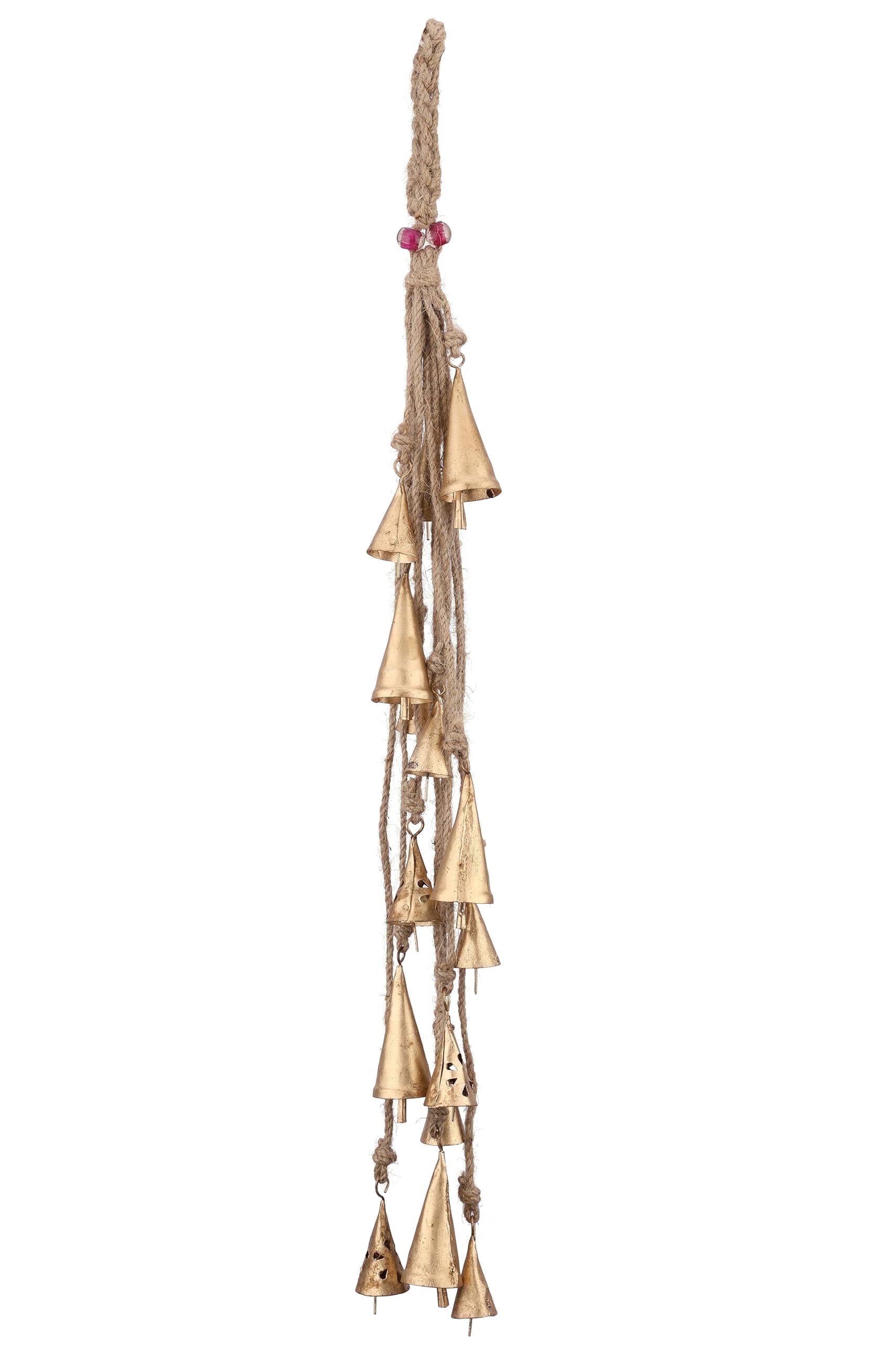 Vivanta Handmade Hanging Bells Wind Chimes 27 Inch– Vintage Cow Bells ...