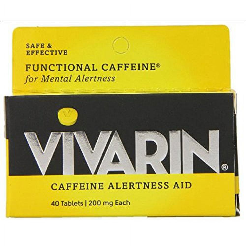Vivarin Brand Alertness Aid, 40 tablets (Pack of 12) - Walmart.com