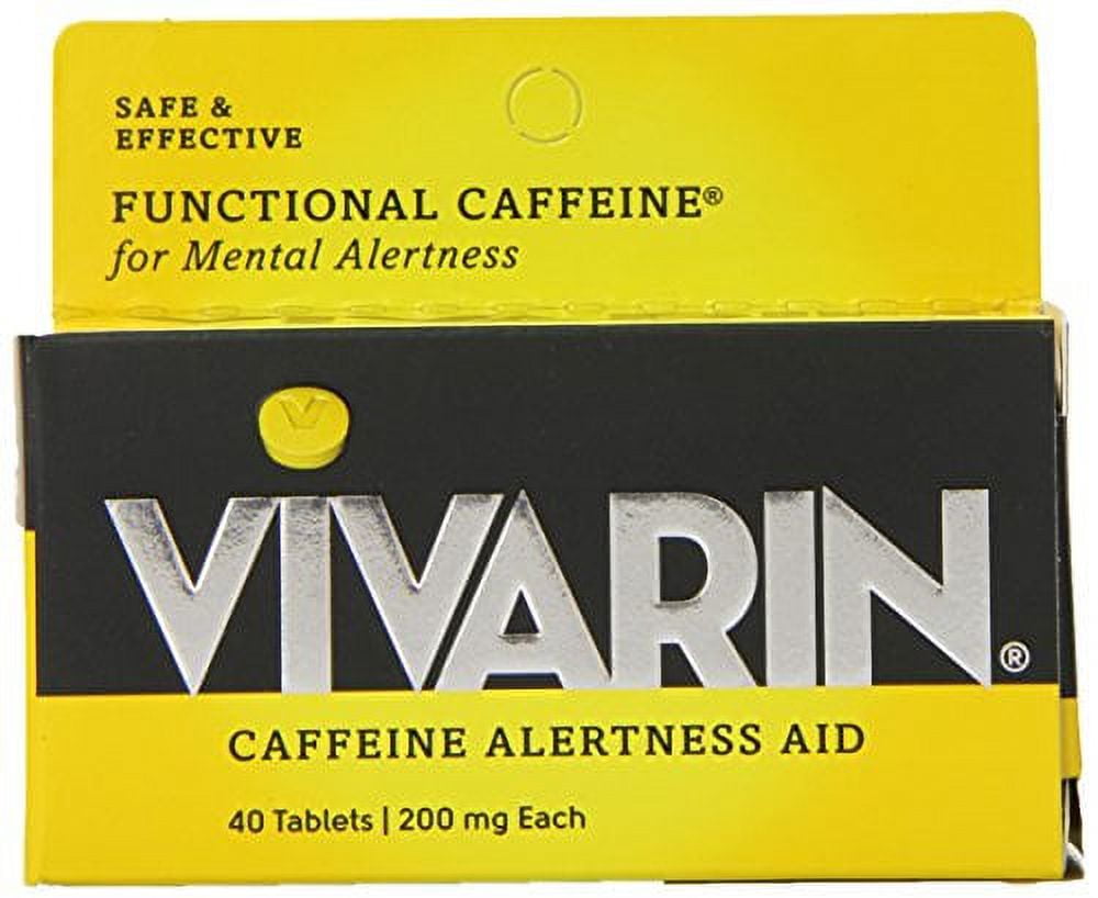 Vivarin Brand Alertness Aid, 40 tablets - Walmart.com