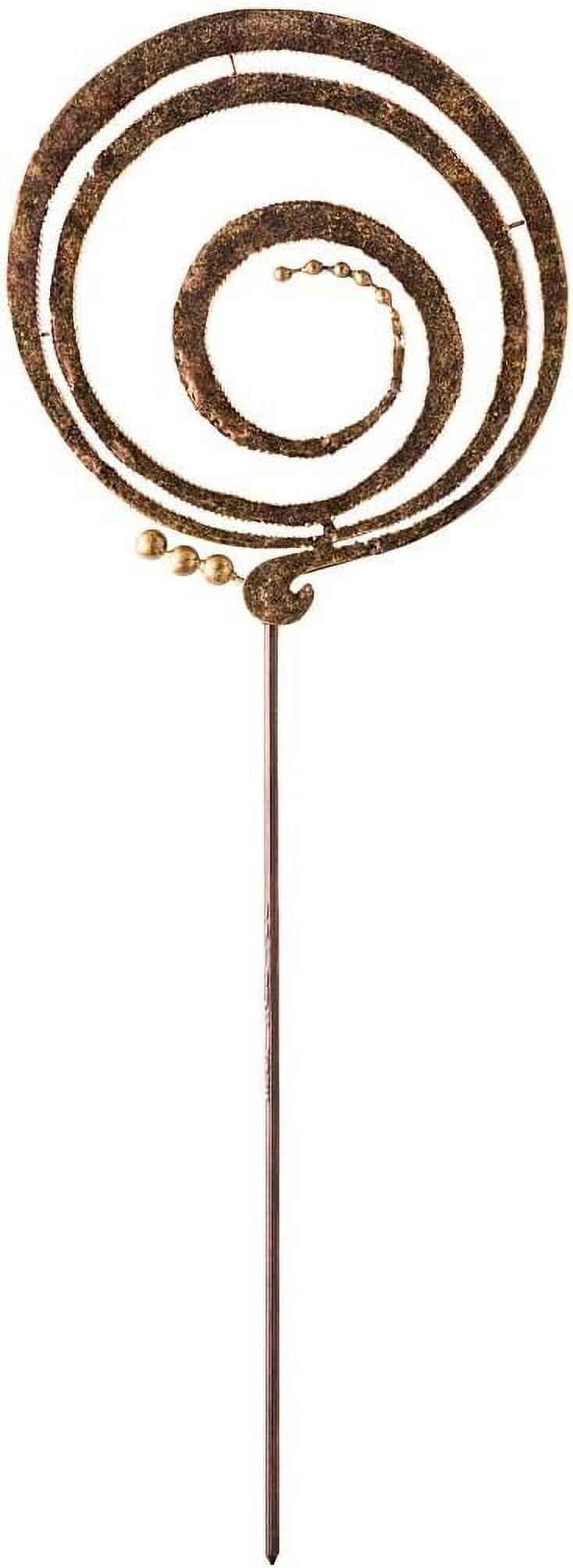Vivaterra Zen Symbols Metal Garden Stakes, 9.5”L x .5”W x 28”H, Stakes ...