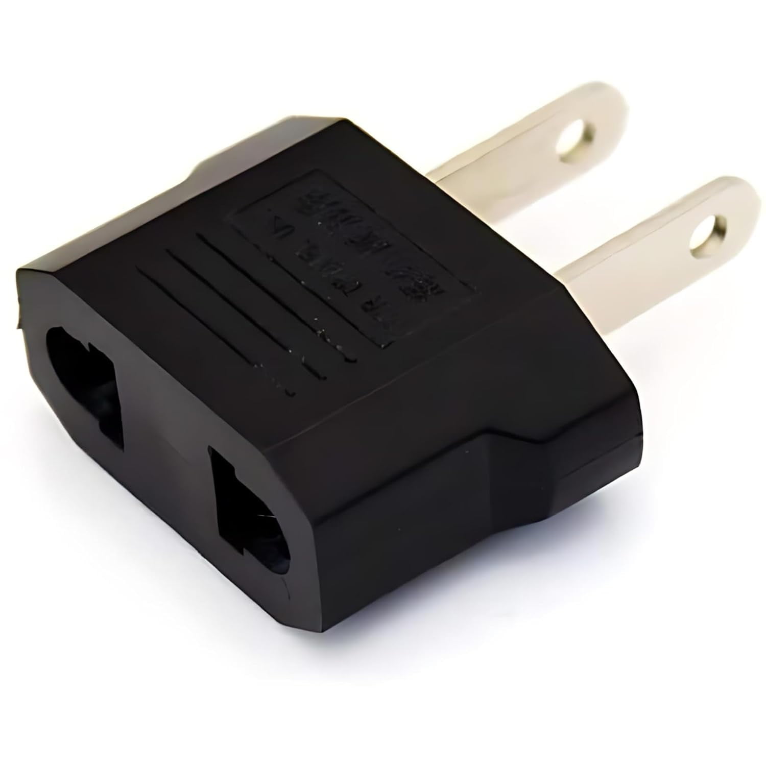 Vivatra 2Pin Flat to Round US Conversion Plug Compact Electrical ...