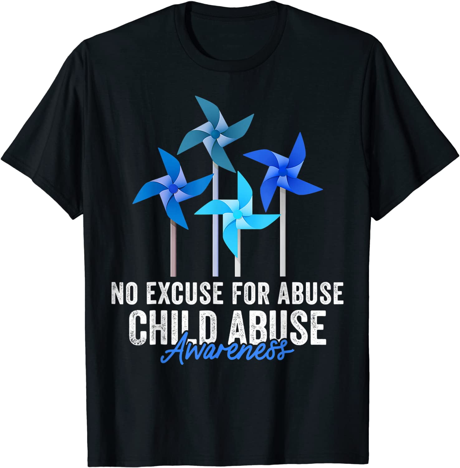 Vivay Men and Women Child Abuse Prevention Awareness Month Blue ...