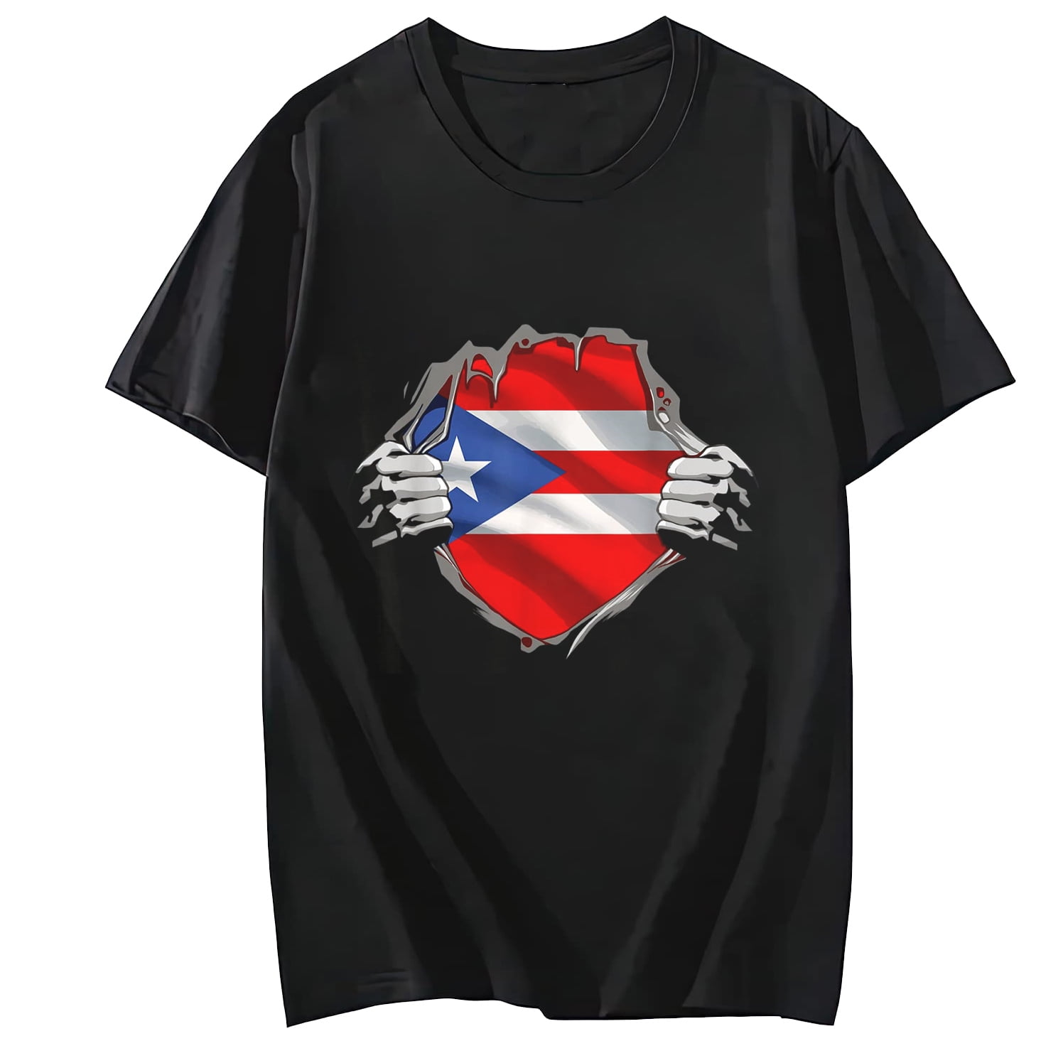 Vivay Puerto Rico Roots Flag Heritage Puerto Rican DNA Veteran T-Shirt ...