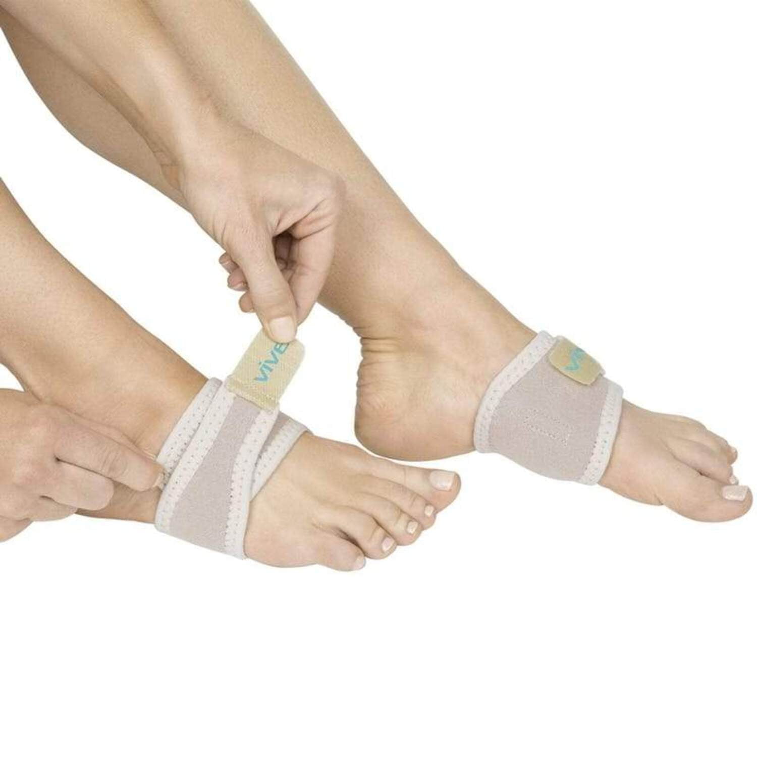 Vive Arch Support Braces (Pair) – Adjustable Compression Wrap for Flat ...