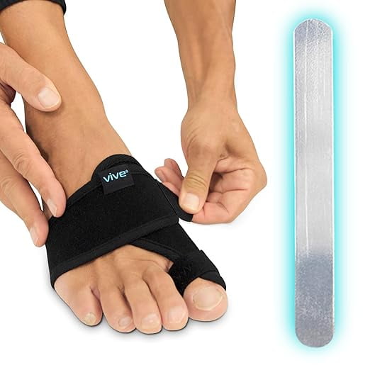 Vive Bunion Brace (Pair) - Big Toe Corrector Straightener with Splint ...