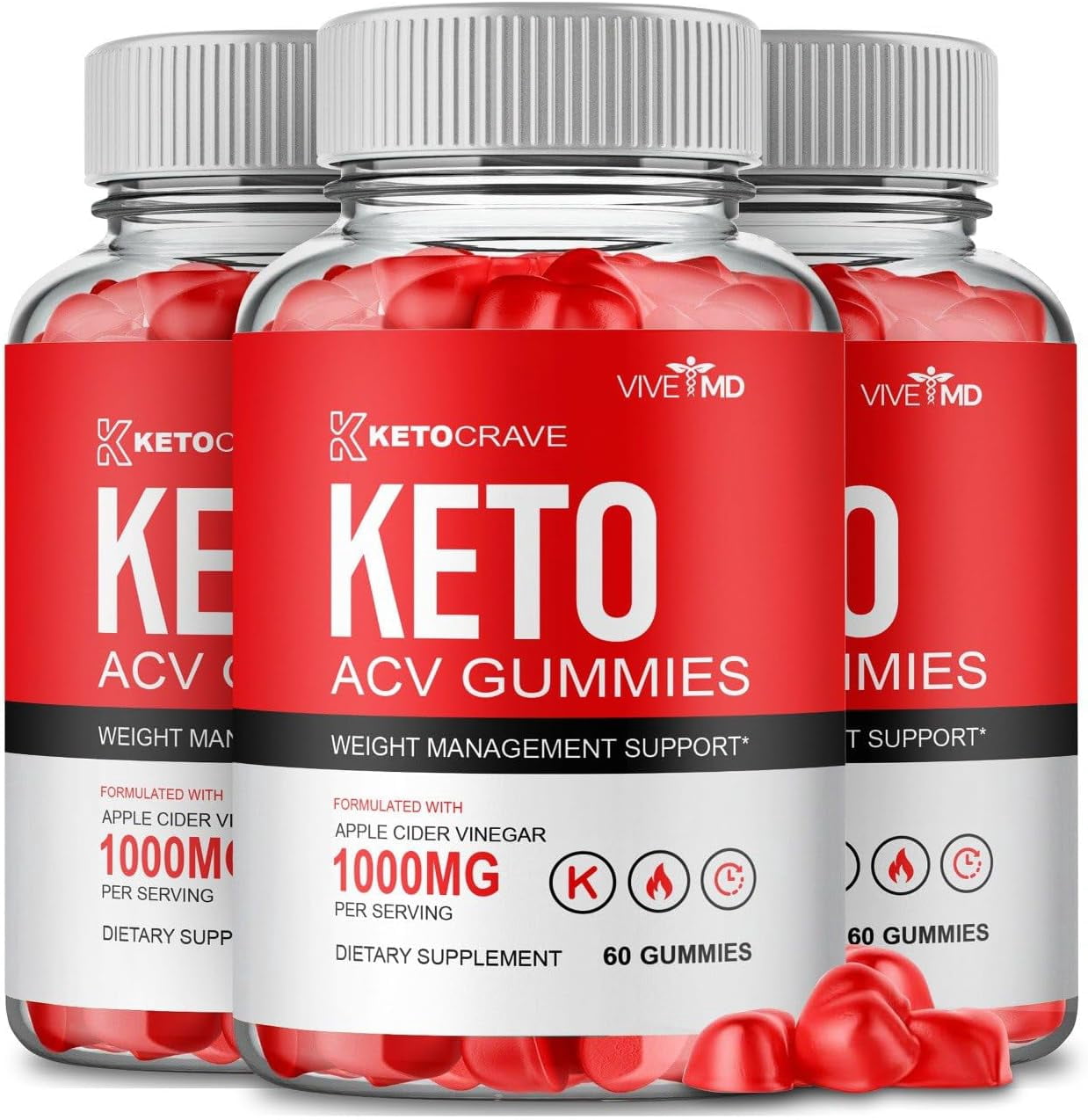 Vive MD Keto Crave ACV Gummies - Official Formula - Apple Cider Vinegar ...