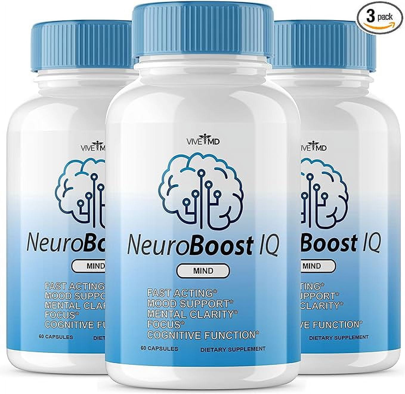 Vive MD NeuroBoost IQ Brain Supplement - Maximum Strength NeuroBoost IQ ...