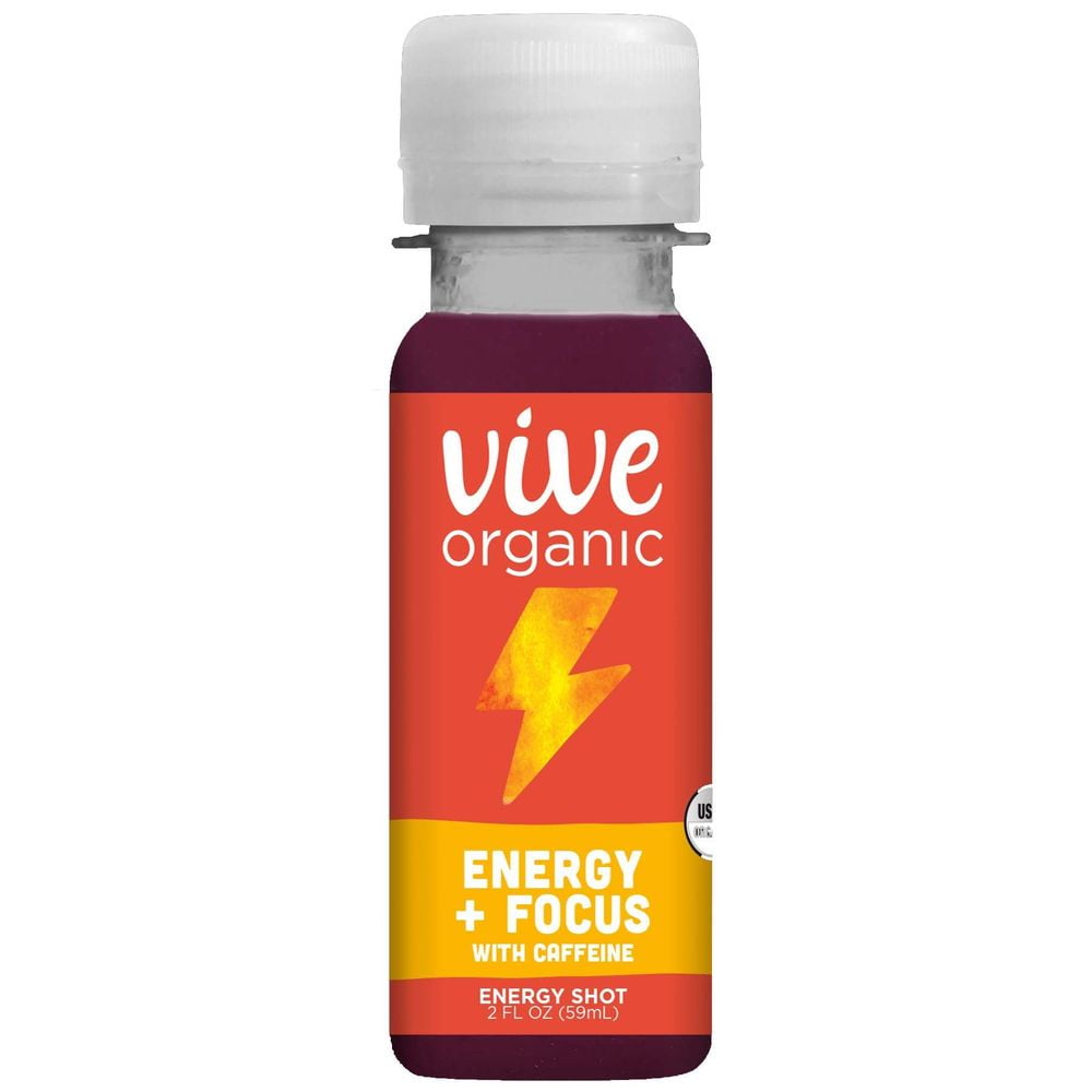 Vive Organic Energy Plus Focus Shot, 2 Fluid Ounce -- 12 per case ...