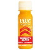 Vive Organic Immunity Boost Shot, Ginger and Turmeric Wellness Shot, 2 ...