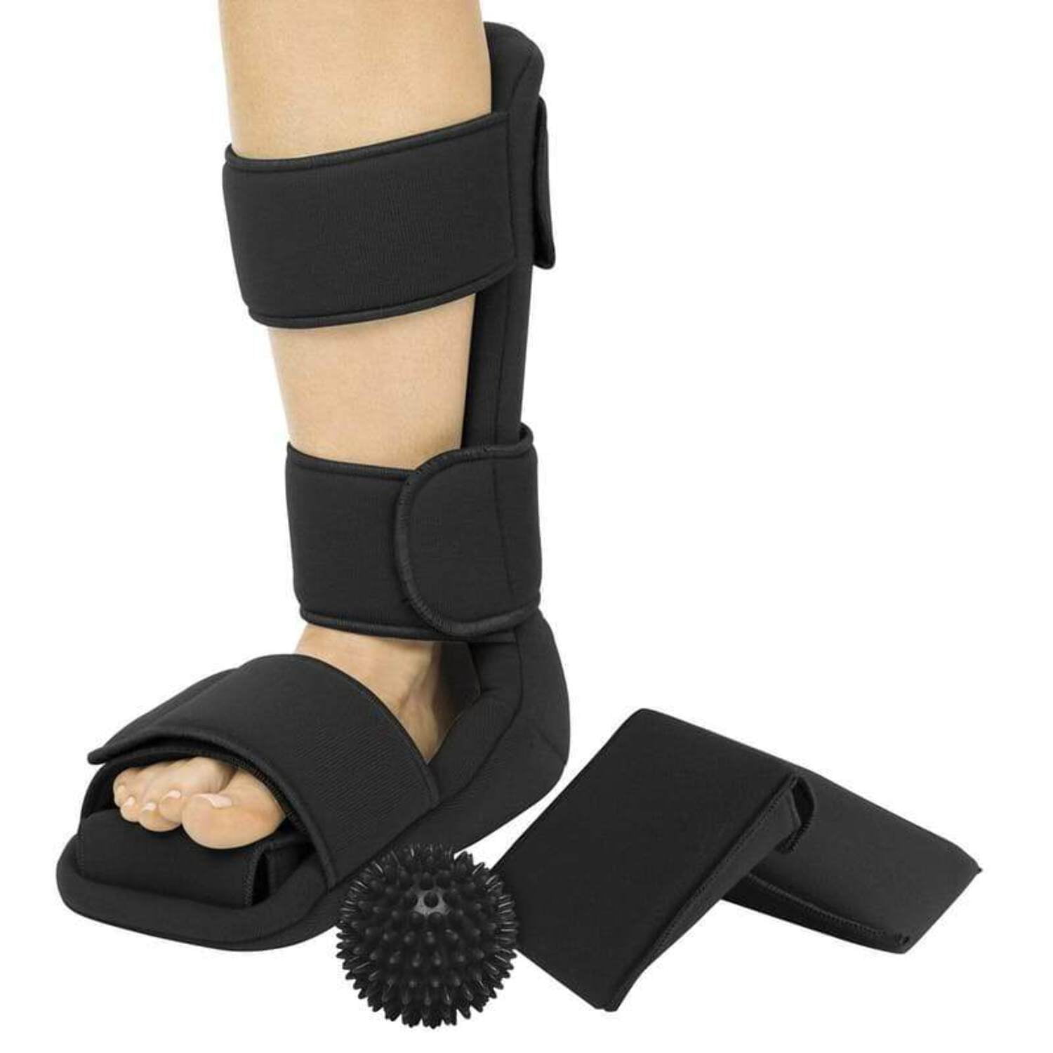 Vive Plantar Fasciitis Night Splint Plus Trigger Point Spike Ball ...