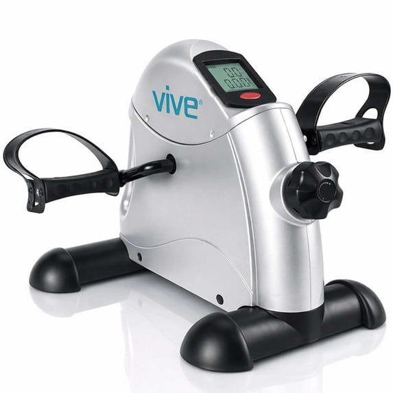 Vive Compact Stationary Desk Pedal Exerciser, Non-Slip Home Cycle for ...