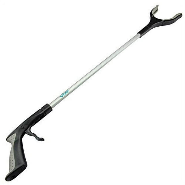Vive Reacher Grabber 32" - Extra Long Mobility Aid - Rotating Hand ...