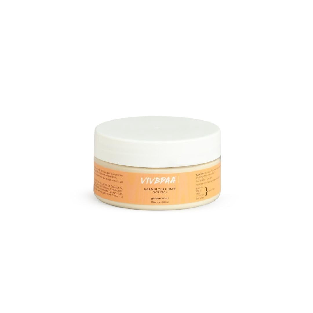 Vivedaa Gram Flour Honey Face Pack Pure Natural Skin Whitening Home ...
