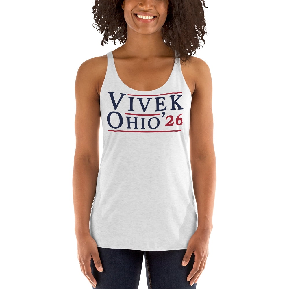 Vivek 2026 Women's Racerback Tank, Vivek Ramaswamy for Governor of Ohio ...