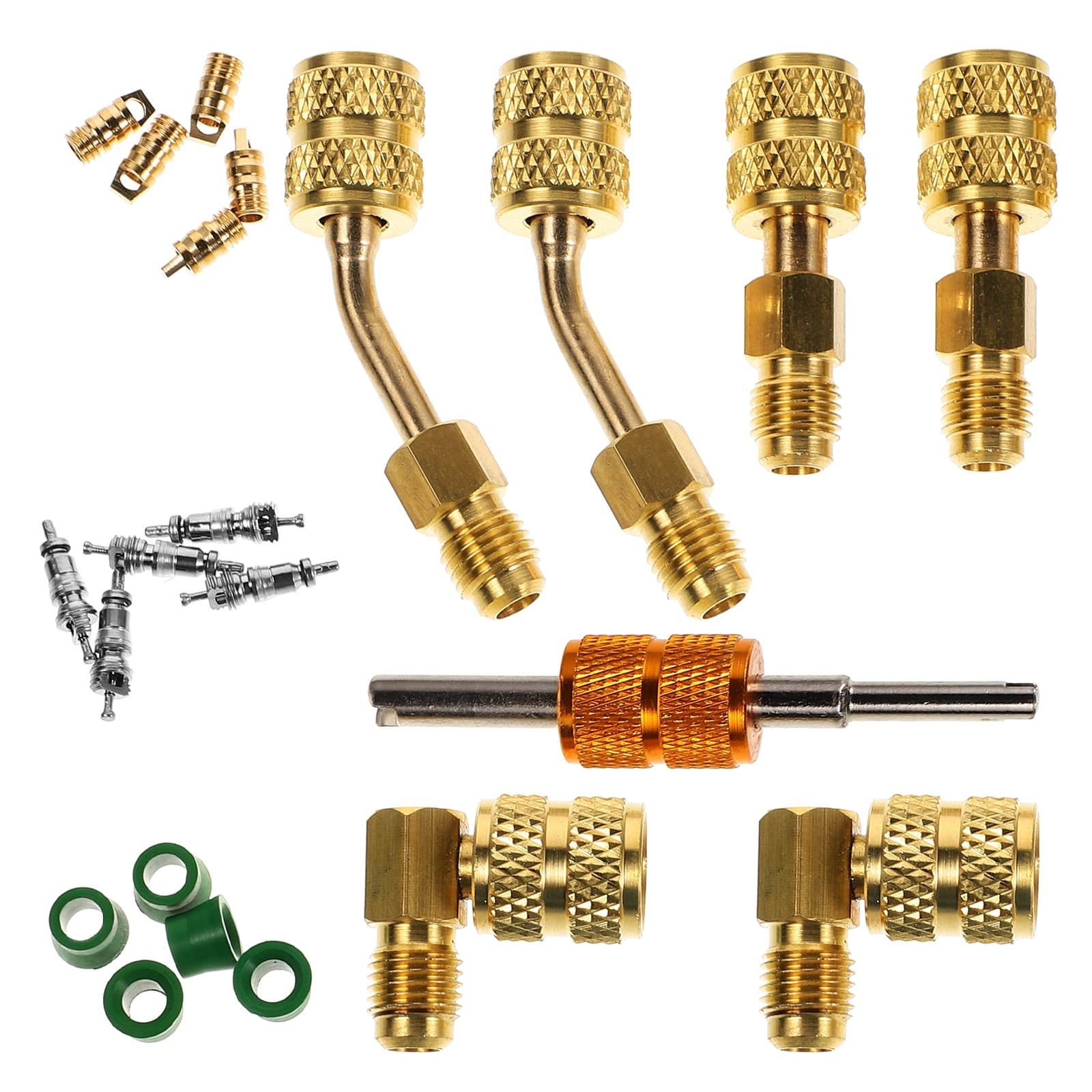 Viveous 1 Set Tools Set R410 Conversion Adapter Kit With Core Remover ...