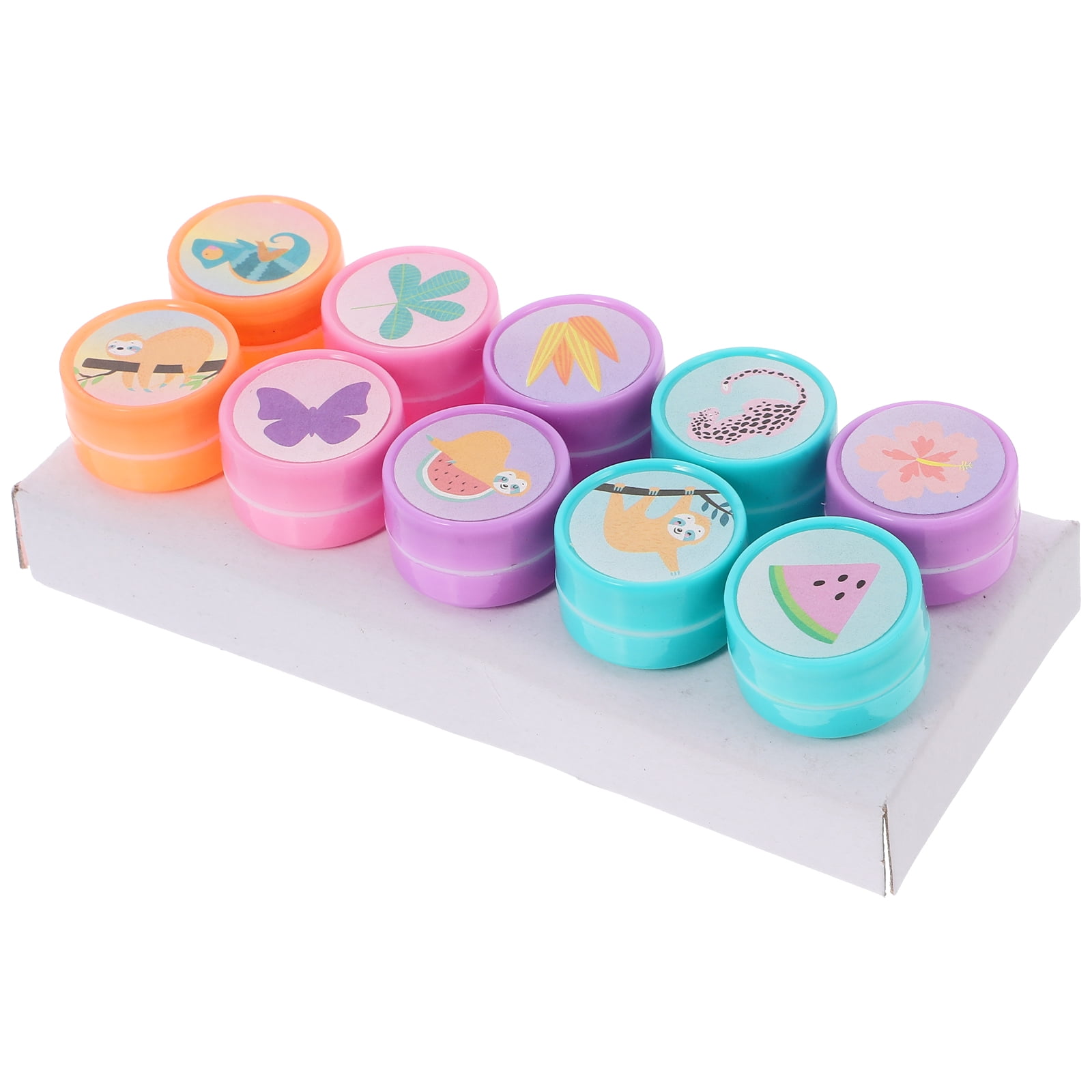Viveous 10pcs Kids Stampers Kids' Printing Stamping Supplies Self ...