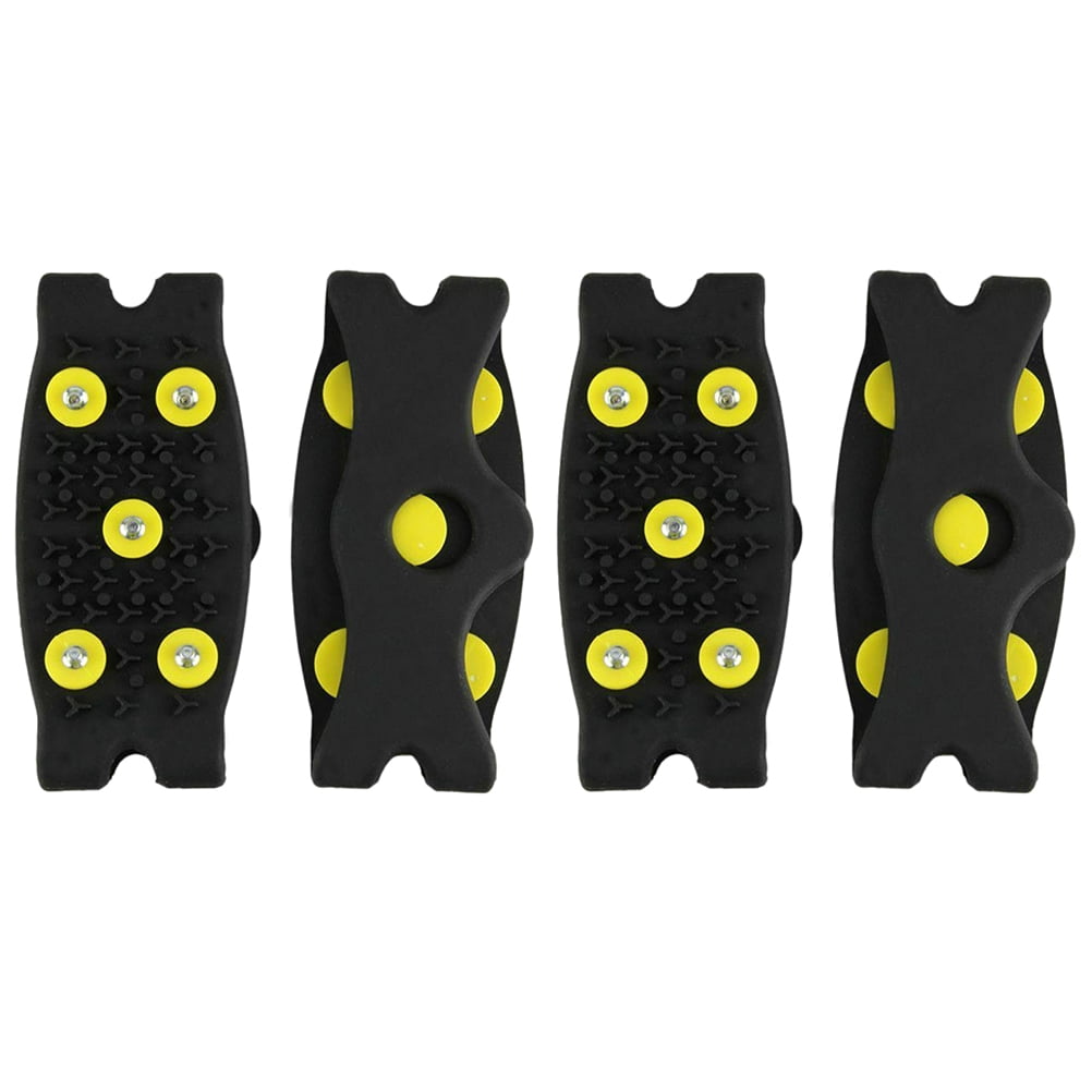 Viveous 2 Pairs Cleats Silicone Grips Snow Traction Shoe Boot Cleats ...