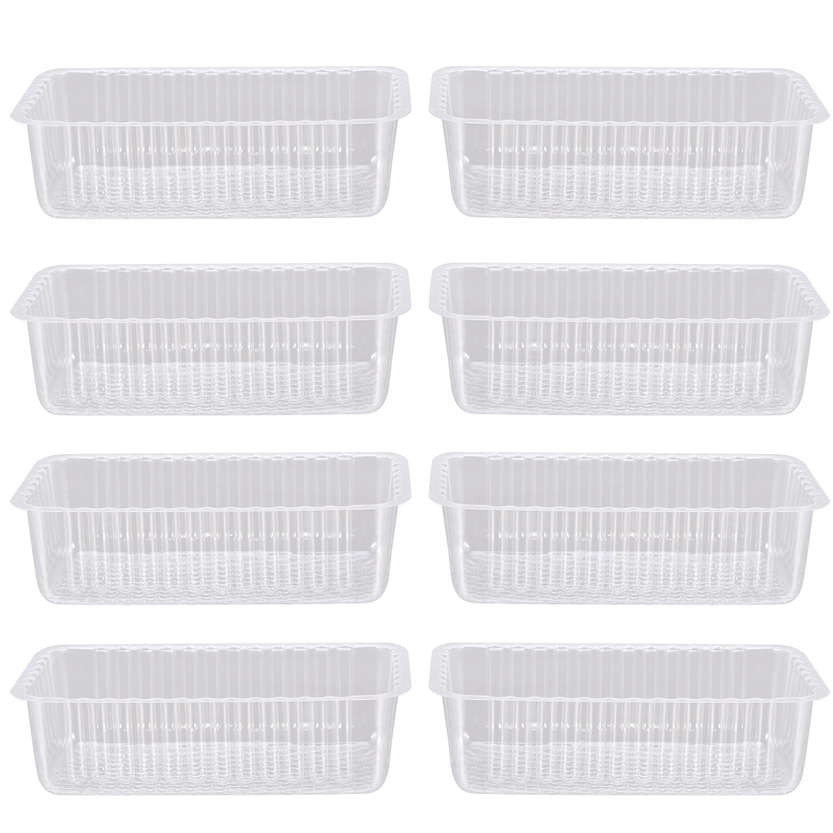Masteelf Transparent Plastic Tray for Packing Use Food Grade ...