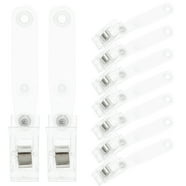 Advantus - 100 Pack of Badge Straps W/Clip, Vinyl, 3/8"w - Walmart.com