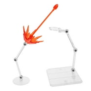 6 inch Action Figure Display Stand, 4 Tier Shelf with Pegs for MOTU/DC ...