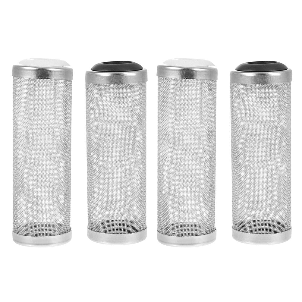Viveous 4Pcs Aquarium Filter Stainless Steel Tank Filter Mesh Strainer ...