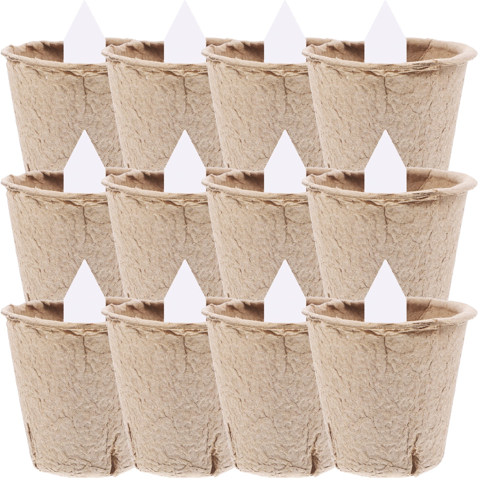 Viveous 50 Sets of Planting Pots Paper Planter Nursery Pots Garden Pots ...