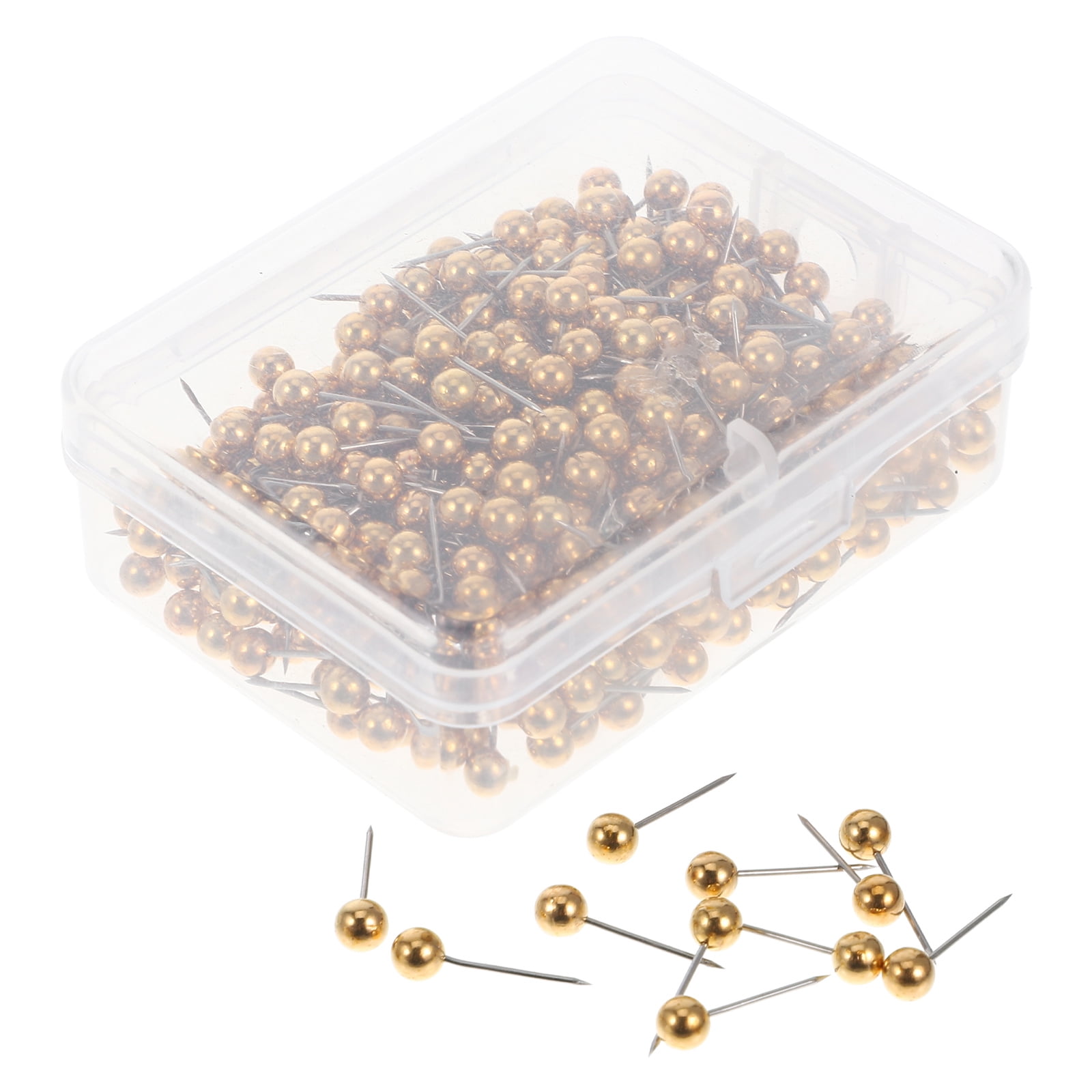 Viveous 500pcs Office Supplies Office Thumb Tacks Decorative Push Pins Push Pins For Cork Board ...