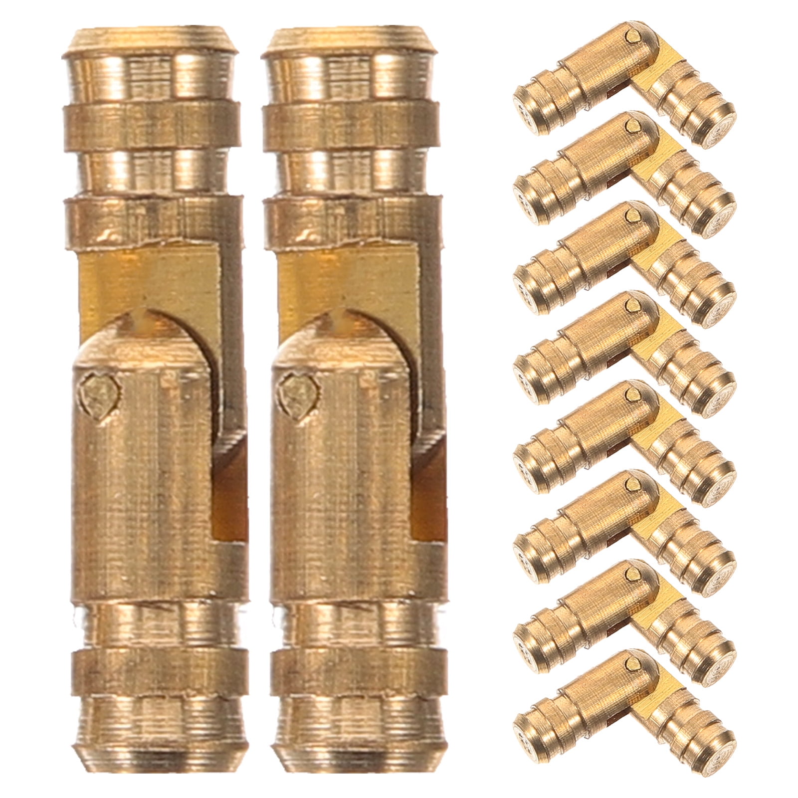 Viveous 50Pcs 4x17mm Copper Duty Hinge Cylindrical Spring Hinges ...