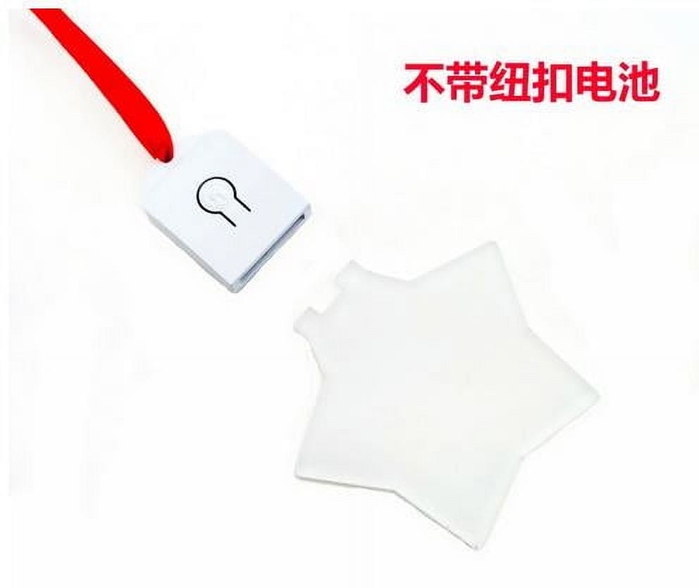 Viveous Acrylic Sublimation Ornament Acrylic Blanks LED Ornament LED ...