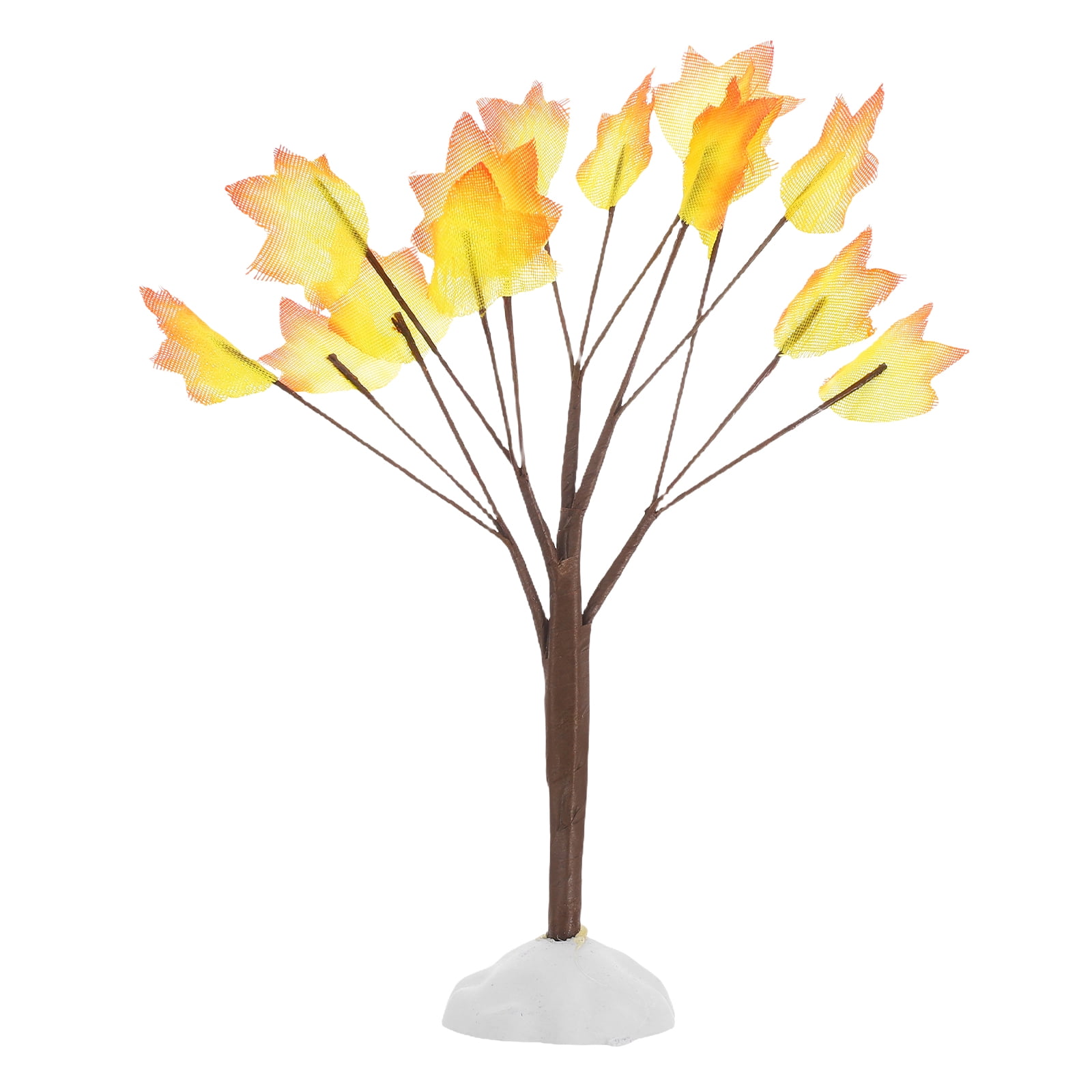 Viveous Artificial Maple Branch Miniature Tree for Diorama Fall Mini ...