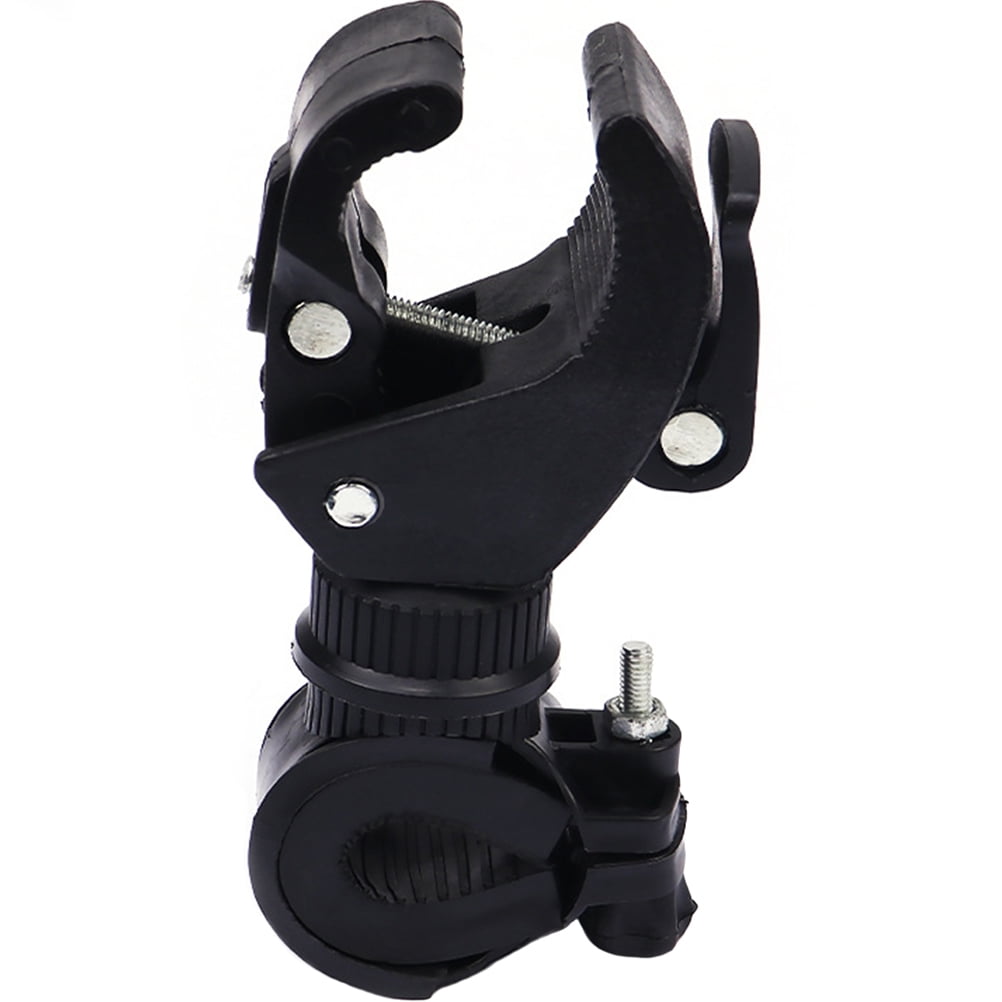 Worgeous Durable ABS Bike Flashlight Holder for Night Riding Black 360 ...