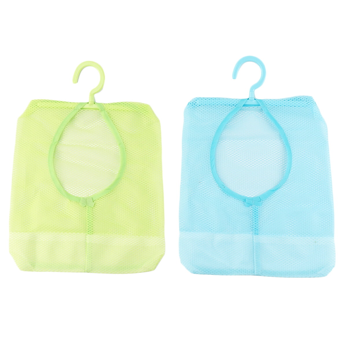 Viveous Clothespin Bag Hanging Laundry Mesh Bag Bathroom Shower Hamper ...