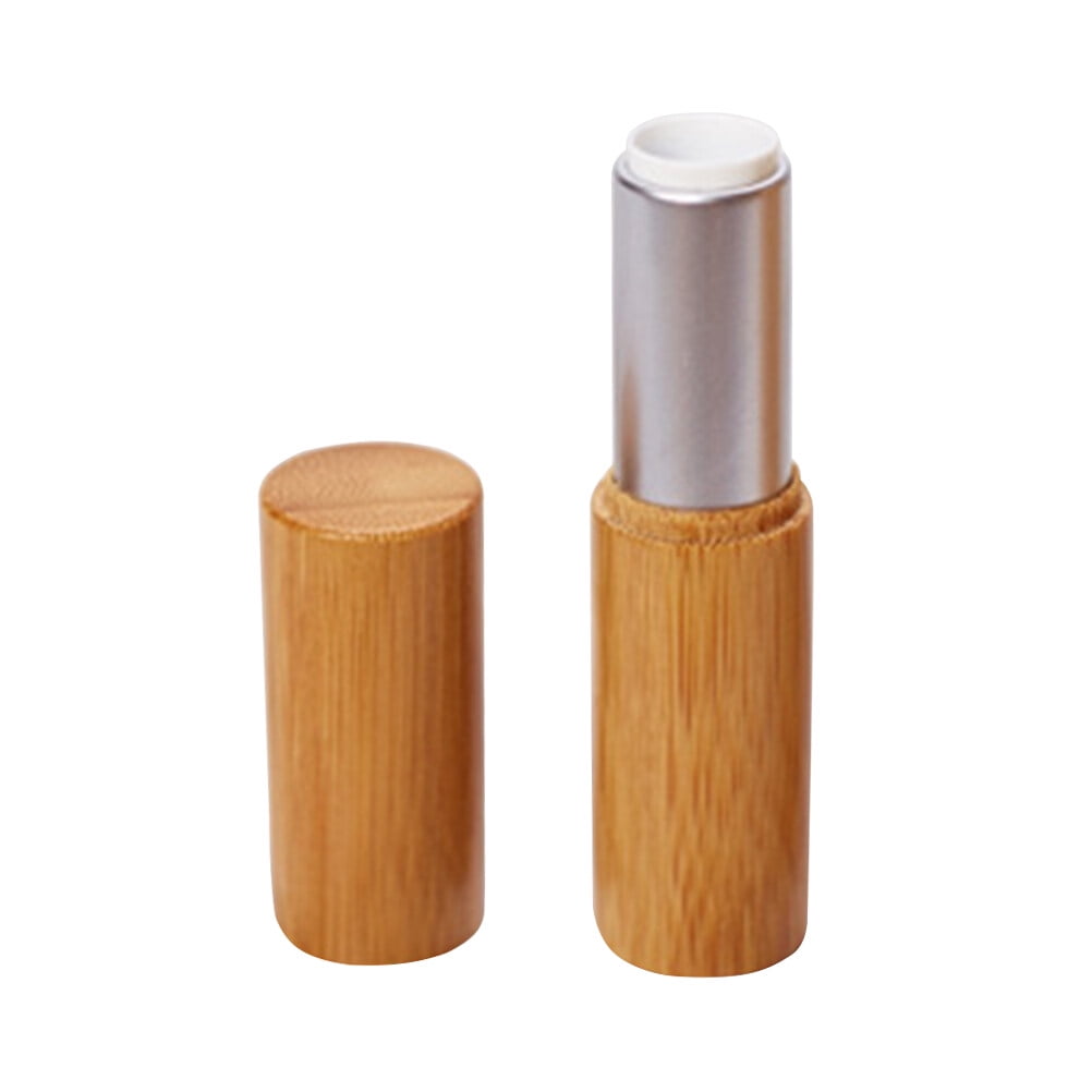 Viveous Diameter 12.1mm Empty Lipstick Balm Tube DIY Bamboo Lipstick ...