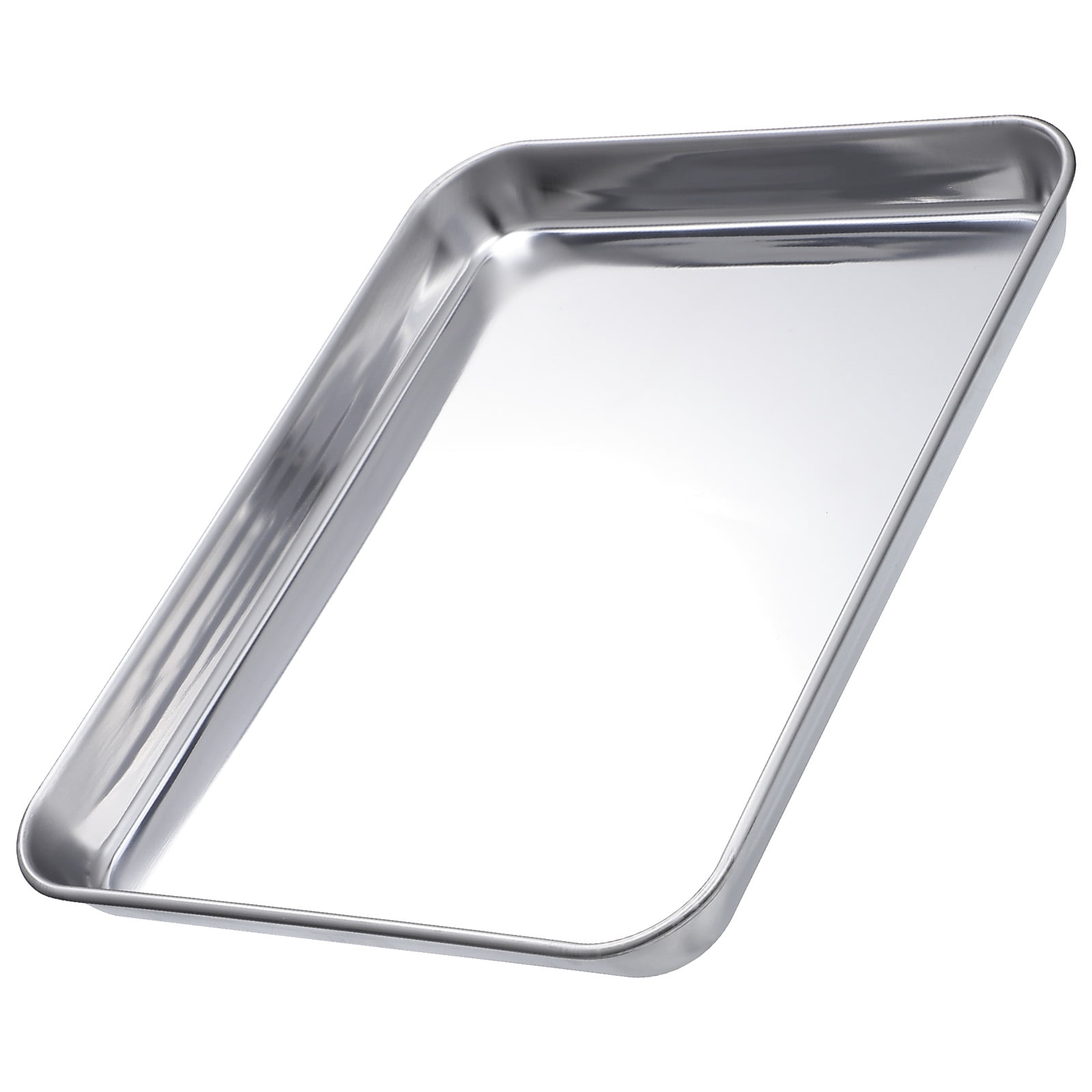Viveous Stainless Steel Sheet Cake Pans Bakeware for Cakes Brownies ...