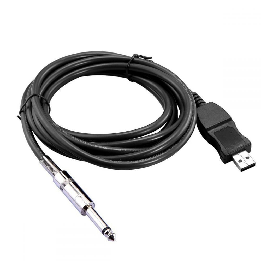Viveous USB Guitar Cable for PC Recording Audio Linking High Fidelity ...
