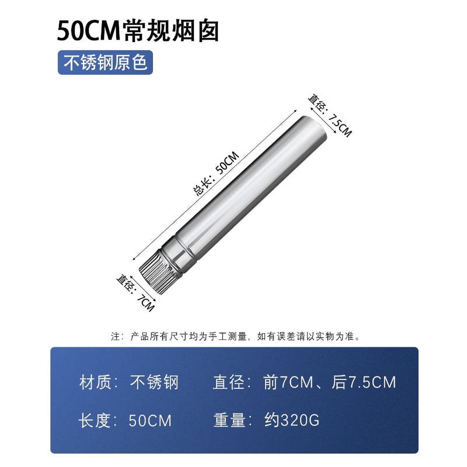 Viveous Wood Stove Pipe Kit For Efficient Fireplace Chimney Ventilation ...