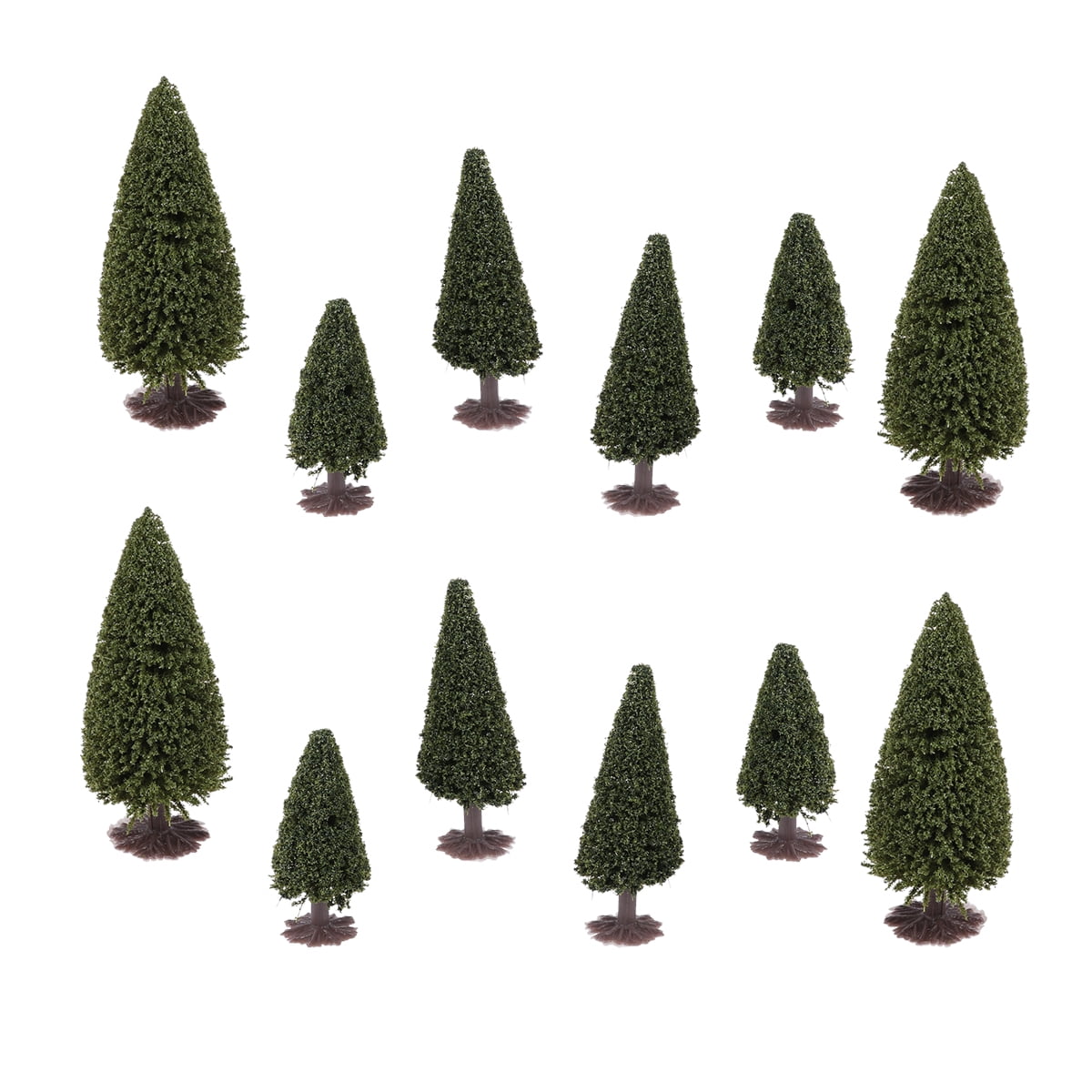 Viveous Woodland Scenics Trees Miniature Model Cedar Trees Scale ...