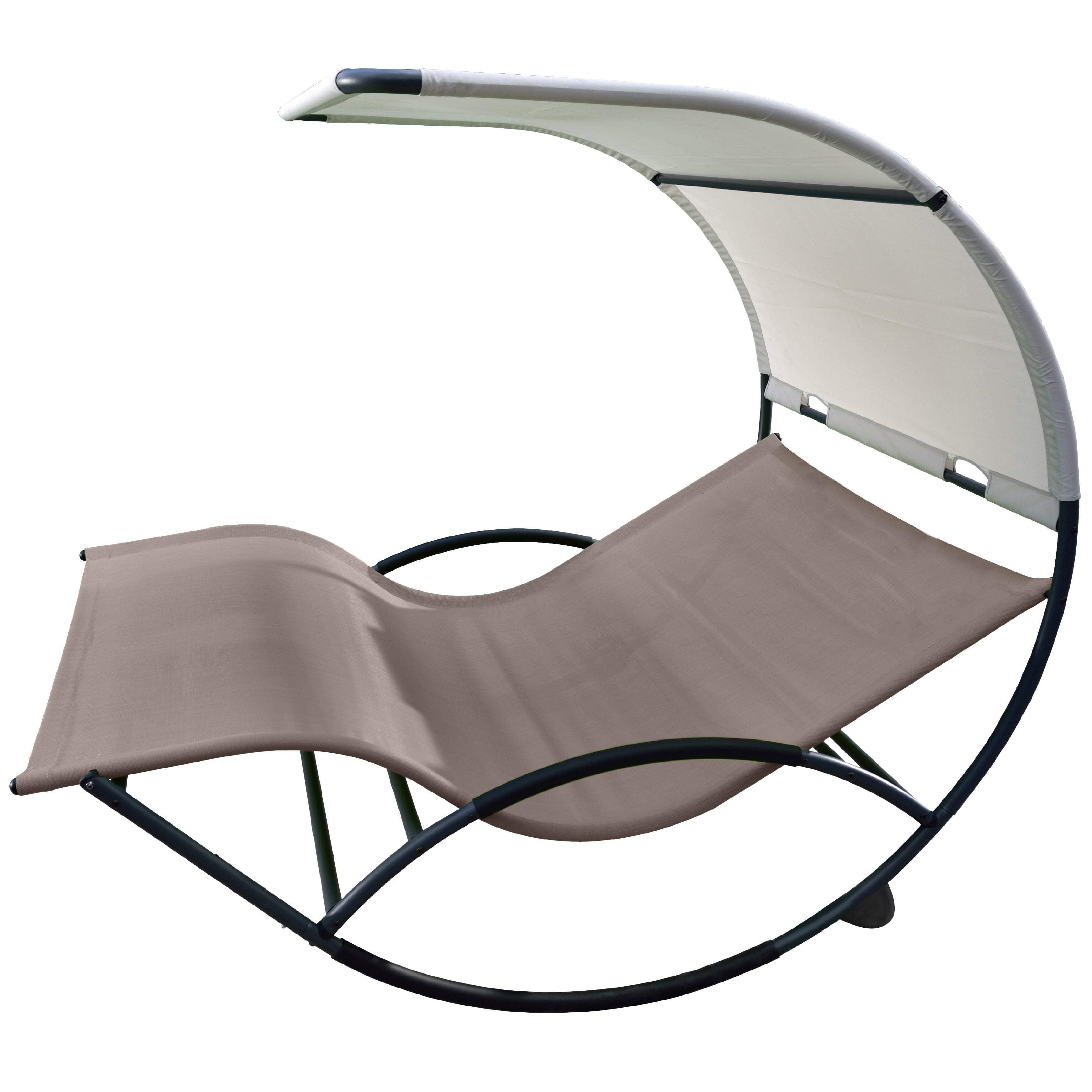 Double Chaise Rocker - Aluminum - Walmart.com