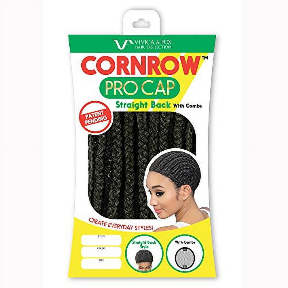 Vivica A Fox Hair Collection Cornrow Pro Cap Straight Back with Comb ...