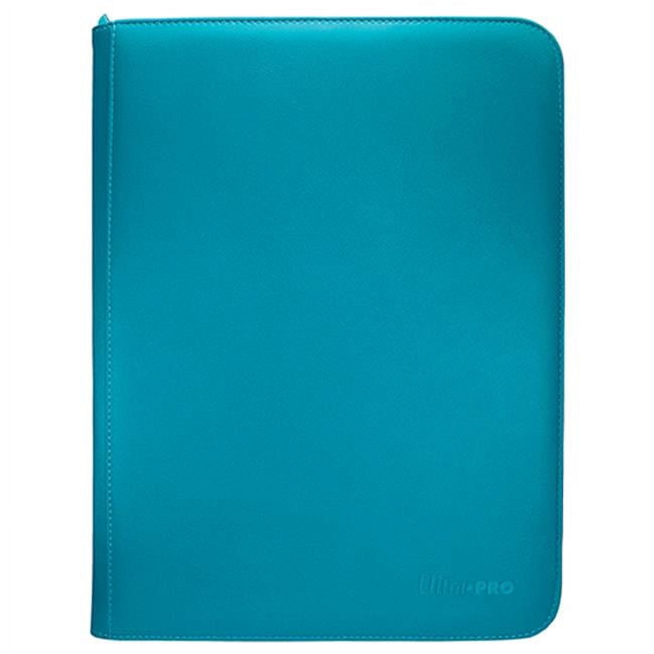 Vivid 9 Pocket Zippered PRO-Binder, Teal - Walmart.com