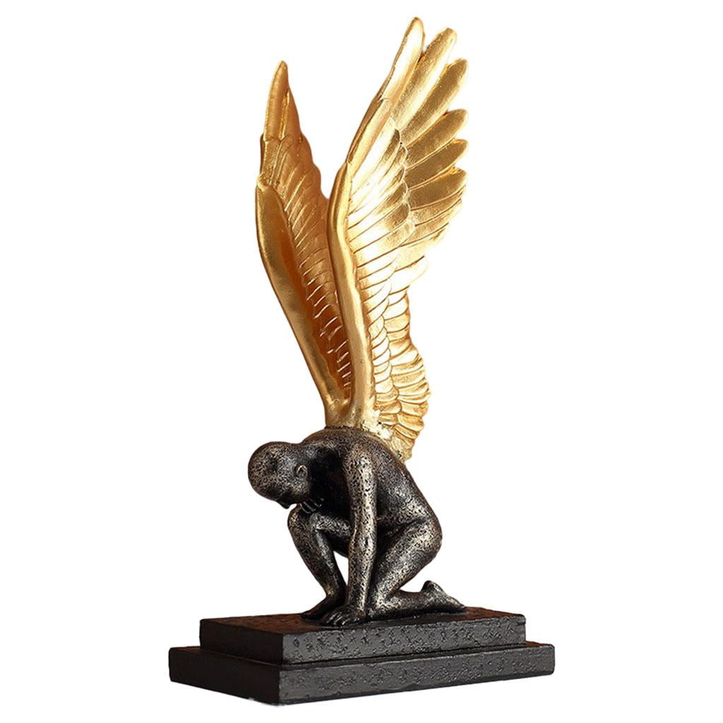 Vivid Angel Statue Sculpture Home Angel Tabletop Centerpiece Figurine ...