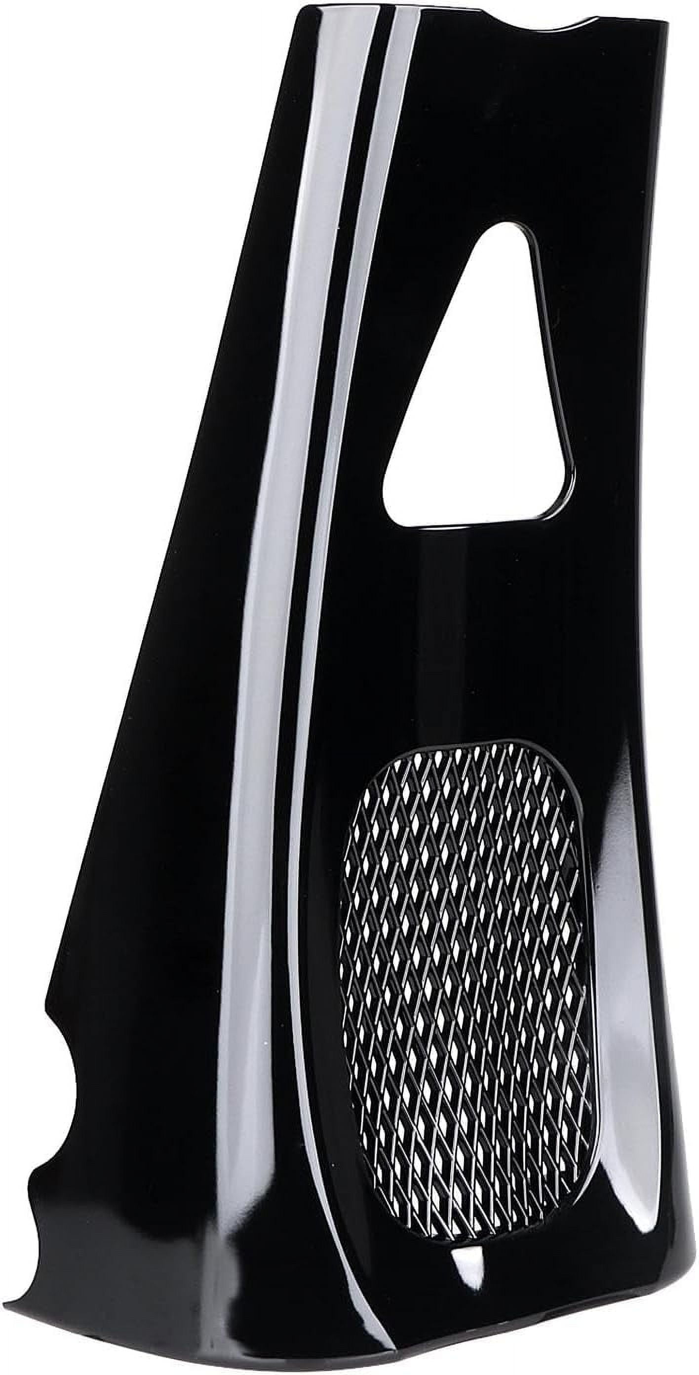 Vivid Black Motorcycle Stretched Chin Spoiler Fit for for 2017-Later M8 ...